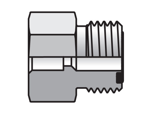 6 LOHB3-S - Seal-Lok ORFS Straight LOHB3 | The Hope Group